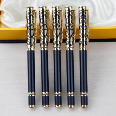 China Promotional Executive Gift Good Quality Metal Roller Pen And Ball Pen With High End Gift Box for sale