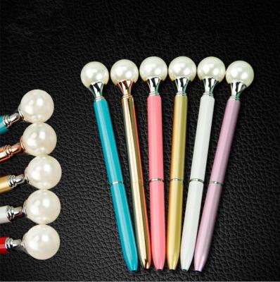 China Creative color big drill ball pen high grade diamond pen student gift metal ballpoint pen for sale