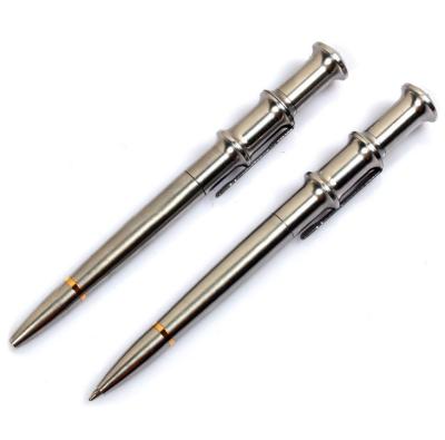 China Logo engraving tatical pen stainless steel seeking pen with high hardness silicon nitride pen for sale