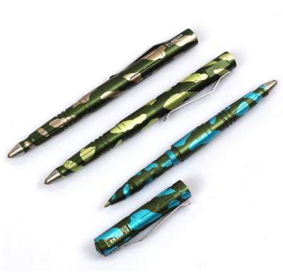 China Camouflage tungsten steel tactical pen body pen self - defense tools outdoor camping pen for sale