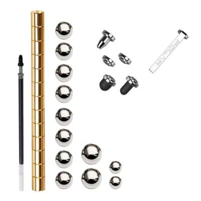 China fidget toy stress reliever round fidget Modular polar pen for sale