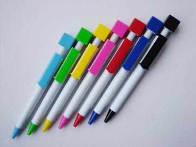 China Colorful promotional cheap plastic ballpoint pen for sale