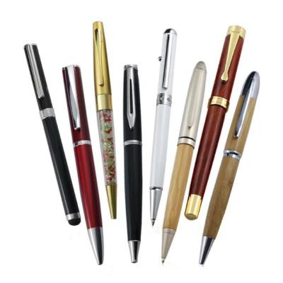 China Classical metal roller pen heavy metal brass pen with gel ink Metal Luxury Pen Office Supplies for sale