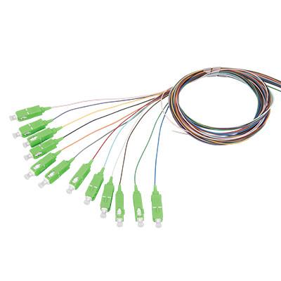 Cina Treccia dello Sc APC di 12 colori per il simplex del cavo a fibre ottiche per fos /PVC/LSZH in vendita