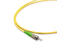 China G657A1 Simplex 3.0mm LSZH Fiber Optic Patch Cable Single Mode Yellow Color for sale