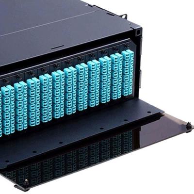 Cina Alta densità a fibra ottica dell'adattatore del quadro d'interconnessione di OM3 50/125um MPO/MTP in vendita