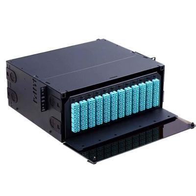 Cina Alta densità a fibra ottica dell'adattatore del quadro d'interconnessione di OM3 50/125um MPO/MTP in vendita