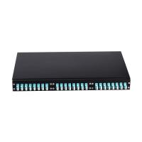 China 48 Core Rack Fiber Patch Panel , SPCC Fiber Optic Patch Box for sale