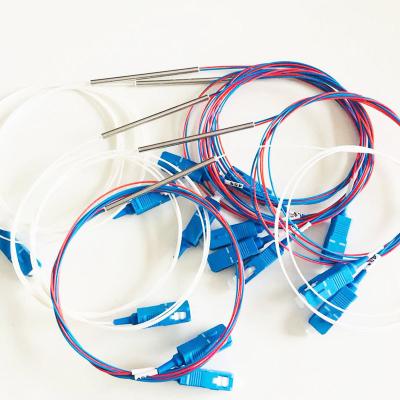 Cina separatore ottico di 1x2 Mini Steel Tube FBT con il connettore della st FC dello Sc LC in vendita