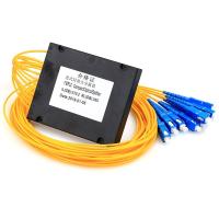 China 1260 - 1650nm Optic PLC Splitter For FTTH Solution for sale