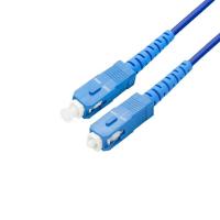 China Singlemode Simplex 9 / 125 LSZH 1core 2core Fiber Optic Jumper Patch Cord FTTH for sale