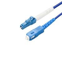 China Singlemode Simplex 9 / 125 LSZH 1core 2core Fiber Optic Jumper Patch Cord FTTH for sale
