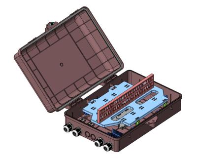 Cina Soluzioni di plastica della scatola di distribuzione del separatore della fibra dell'ABS all'aperto impermeabile FTTX in vendita
