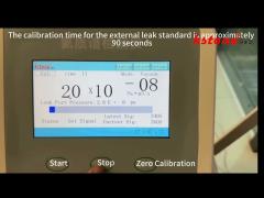 helium hydrogen mass spectrometer leak detector- high sensitivity, fast response