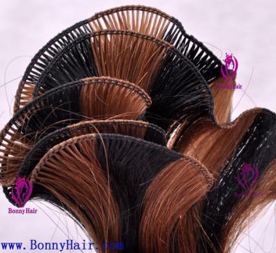 China 100% Remy Hair Hand Tied Hair Weft for sale