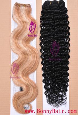 China 100% Remy Hair Machine Made Hair Weft for sale