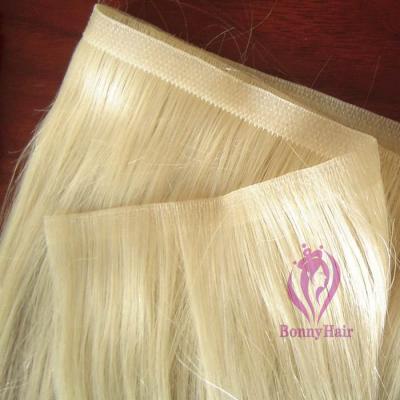 China 100% Remy Hair Skin Weft for sale