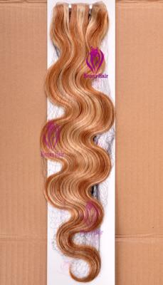 China 100% Remy Hair Skin Weft for sale
