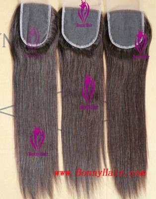 China 100% virgin remy hair closure for sale