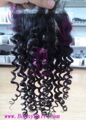 China 100% virgin remy hair closure for sale