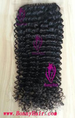 China 100% virgin remy hair closure for sale