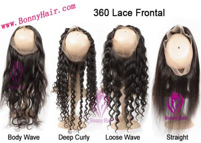 China 100% Virgin Remy Hair 360 Lace Frontal for sale