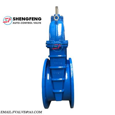 China DIN3202 DIN3352 F4 DN400 cast iron GGG50 PN16 water gate valve for sale
