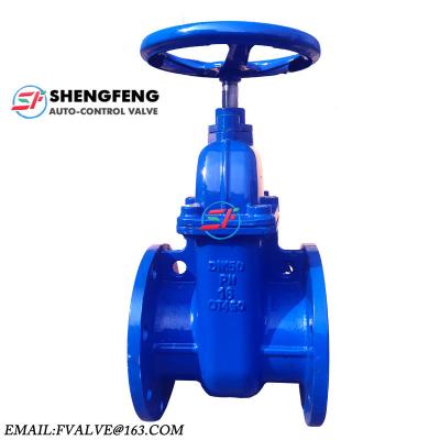China BS5163 DN150 PN16 ductile iron brass ring metal seat gate valve for sale