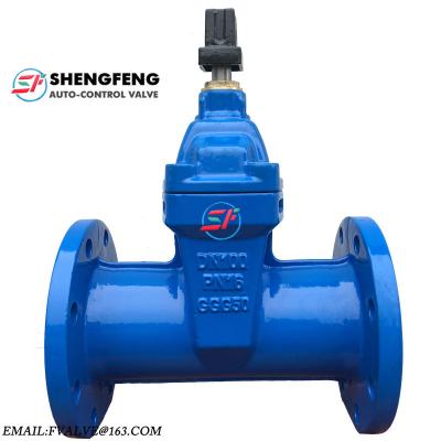China DIN3352 CAST IRON DUCTILE IRON DN100 PN16 GGG50 F5 WATER GATE VALVE for sale