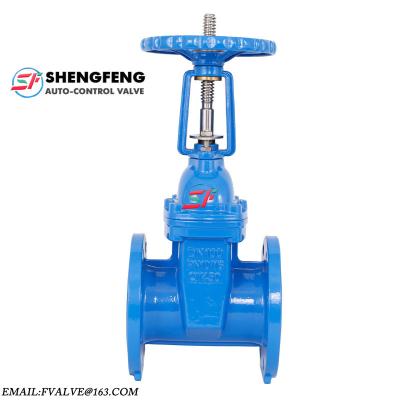China Rising Stem Resilient Sested Gate Valve for sale