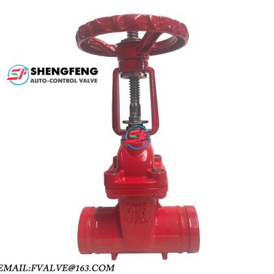 China Groove soft seal gate valve for sale