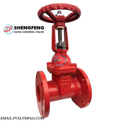 China DN50-DN500 Standard Water Cast Iron 6 Inch Gate Valve for sale