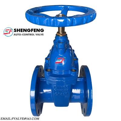 China DN25-DN1400 Cast iron Non-rising stem resilient seated gate valve for sale