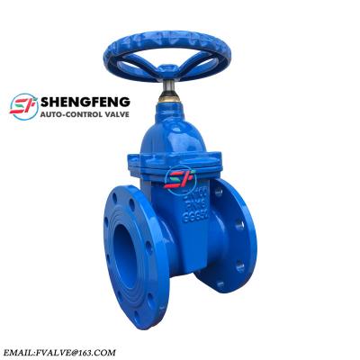 China BS5163 ductile iron cast iron 6 inch sluice resilient seated stem gate valve for sale