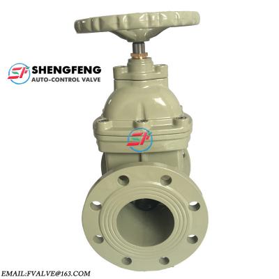 China Cast Iron Resilient Seated flange Gate Valves Ductile Cast Iron Gate Valve for sale