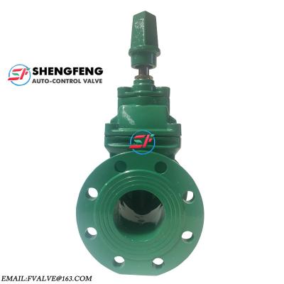 China DIN F4 gate valve water soft sealing cast iron gate valve 2 inch PN16 for sale