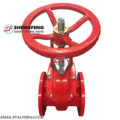 China nodular cast iron flange connection soft seal gate valve for sale