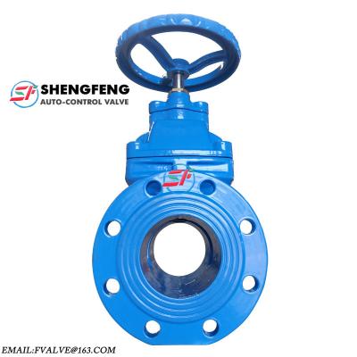 China Cast ductile iron knife stem gate valve and gate valve for sale