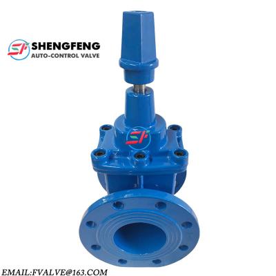 China 2 inch dn50 pn16 sea water casting iron sluice gate valve for sale