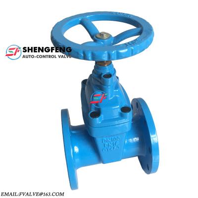 China Cast Iron Resilient Seated flange Gate Valves Ductile Cast Iron Gate Valve for sale