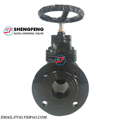 China Hand Operated BS5163 Casting Iron Soft Seal 4 6 Inch PN10 Water Gate Valve for sale