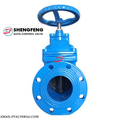 China hand wheel PN16 disk cast iron body gate valve for sale