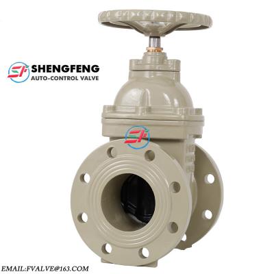 China Hand Operated BS5163 Casting Iron Soft Seal 4 6 Inch PN10 Water Gate Valve for sale