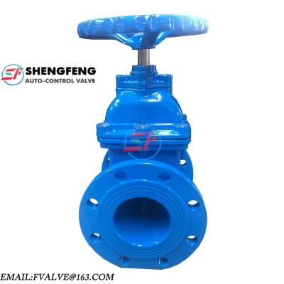 China hand wheel PN16 disk cast iron body gate valve for sale
