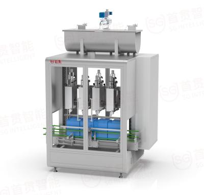 China 220V/50Hz Power Supply Liquid Up Filling Machinery For Liquid Products Manufacturing Te koop