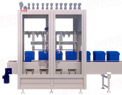 China 220V/50Hz Power Supply Liquid Up Filling Machinery For Liquid Products Manufacturing Te koop