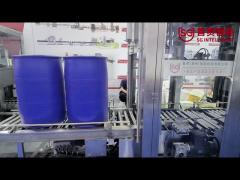 AFM-1000 Automatic Chemical Liquid Filling Machine With 4 Filling Nozzles And 220V/50Hz Power Supply