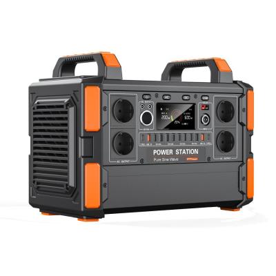 China 1200W Portable Power Station with 1008Wh LiFePO4 Battery and Pure Sine Wave Output for Solar Charging for sale