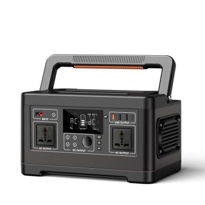 China 500W 520Wh Portable Power Station, Pure Sine Wave Solar Generator for Camping for sale
