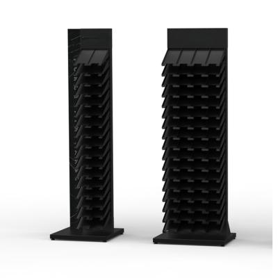 China RoHS Stone Display Base 2000mm Retail Showrooms Floor Tile Display Rack Customizable for sale